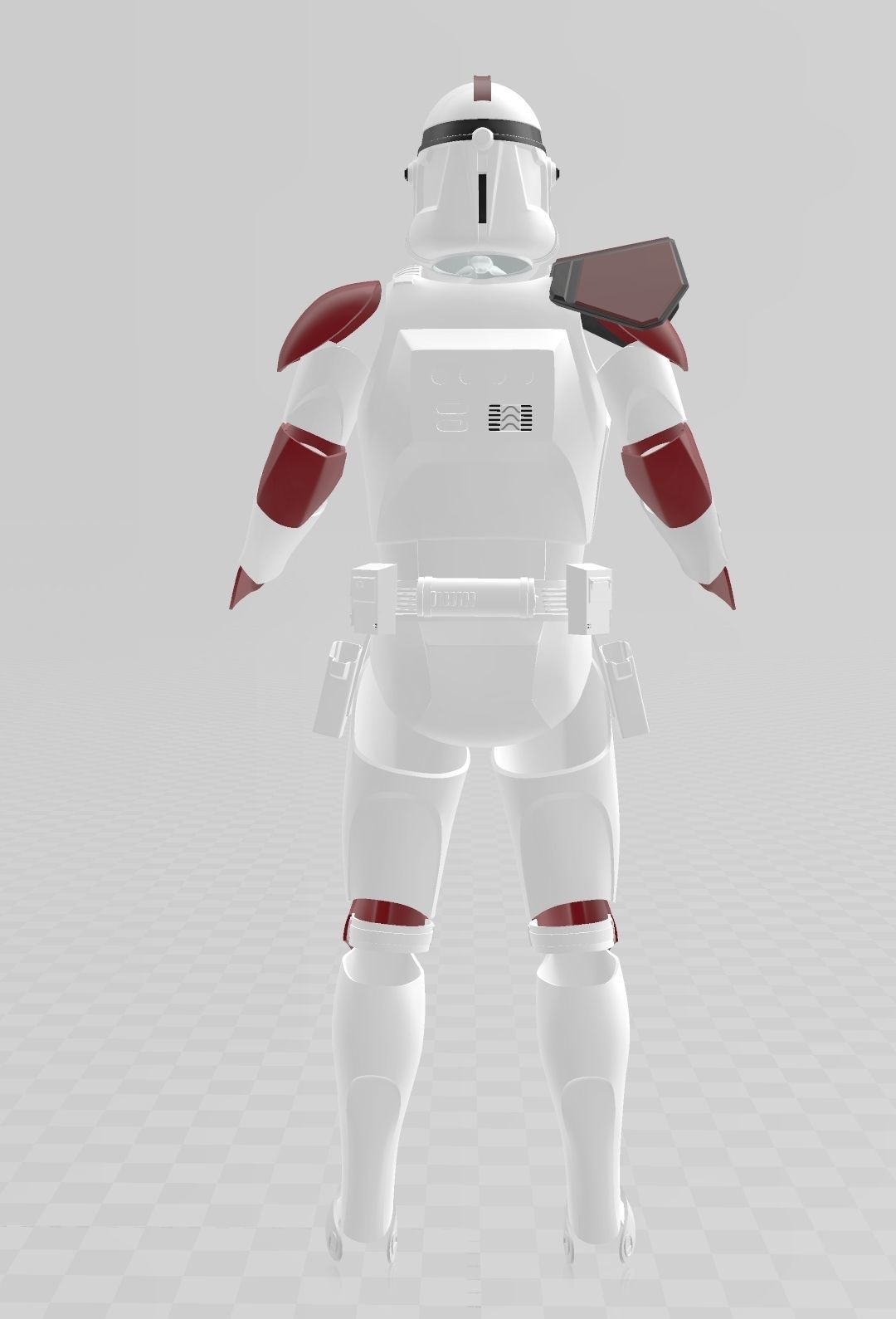 Star Wars A-77 Captain Fordo ARC Trooper Phase II Full Armor 3D model ...