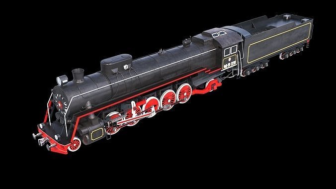 Soviet Locomotive FD 20 3D model | CGTrader