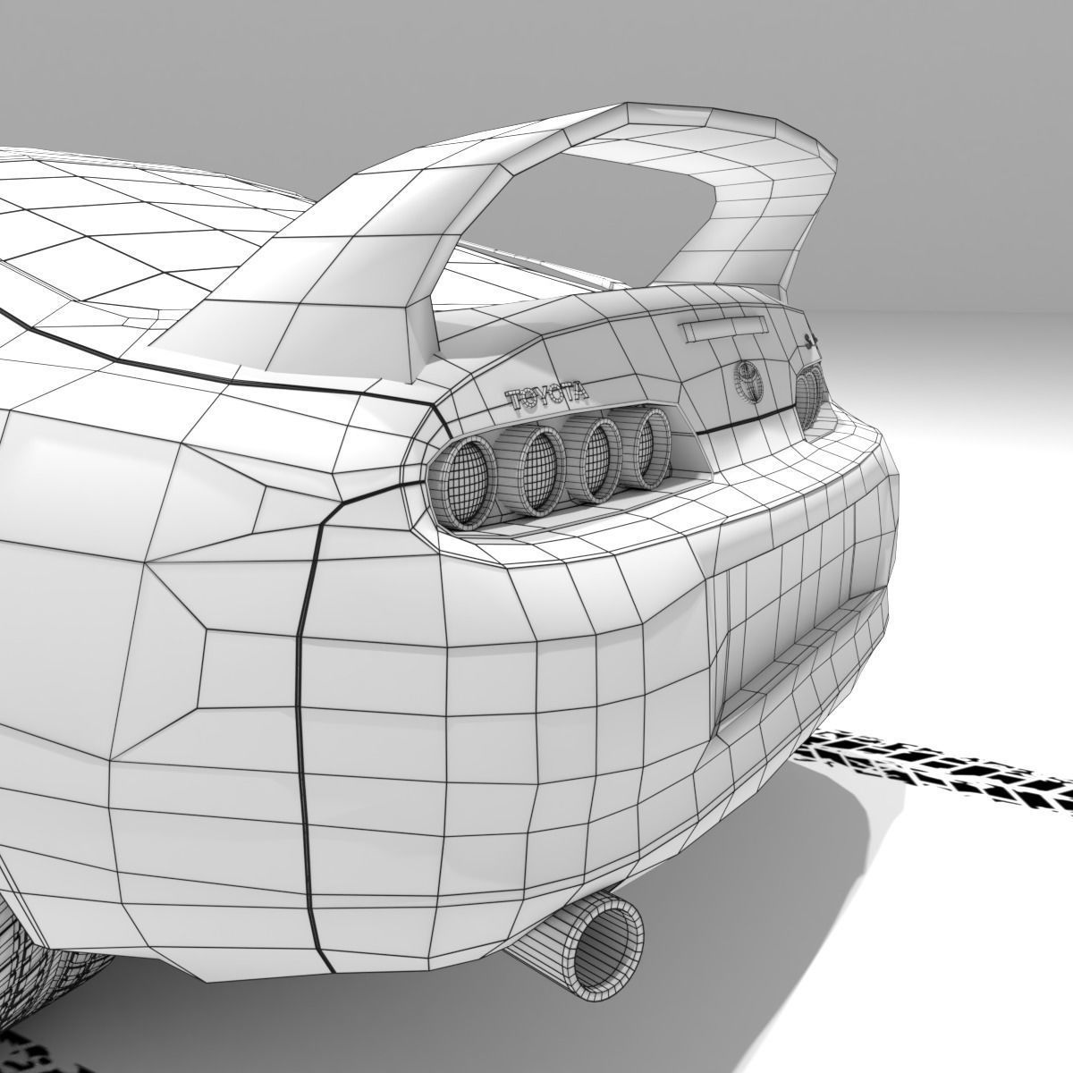 Toyota Supra mk IV 3D model | CGTrader