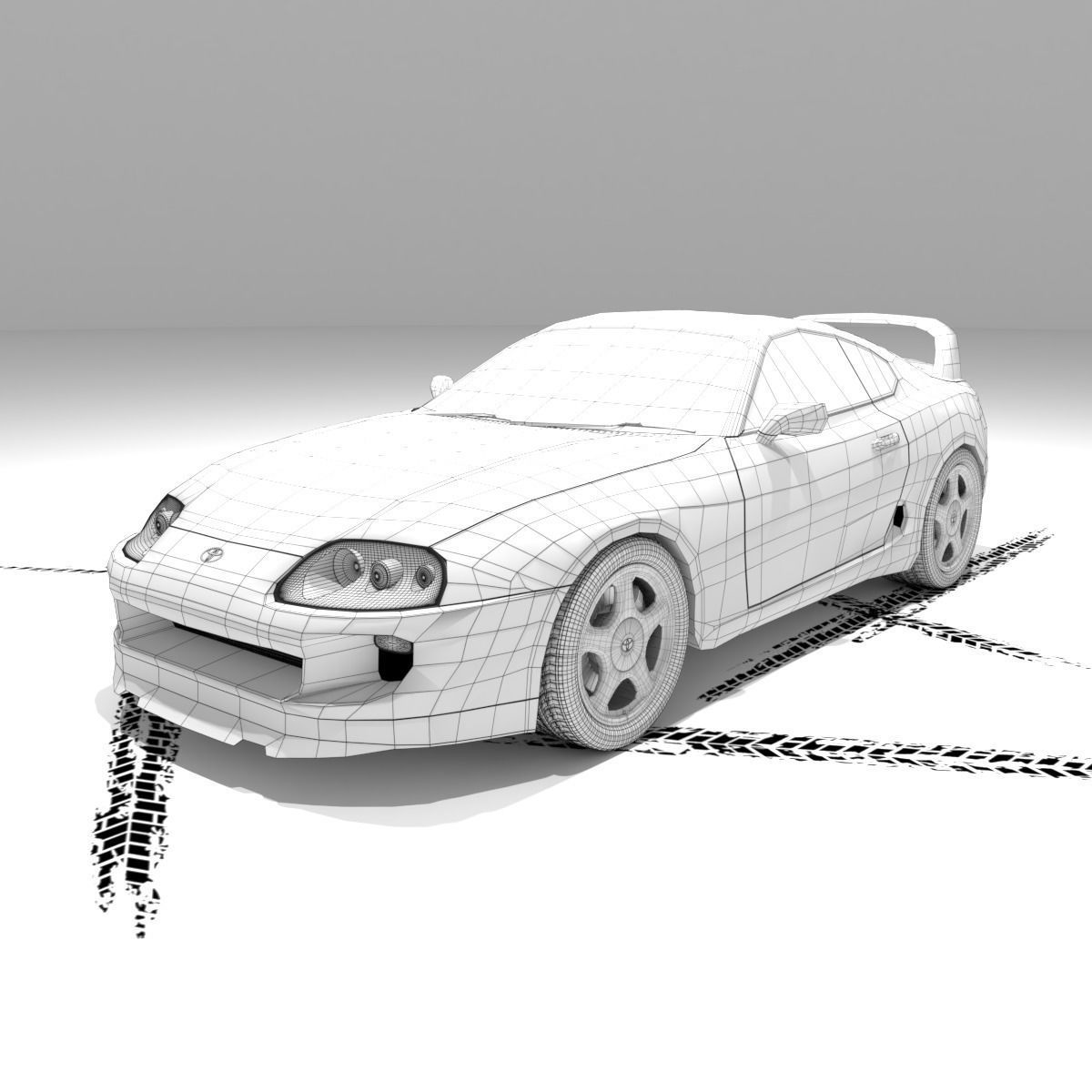 Toyota Supra mk IV 3D model | CGTrader