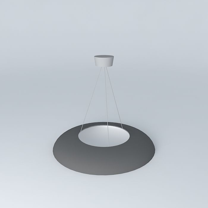 Lamp circular pendant light free 3D model | CGTrader