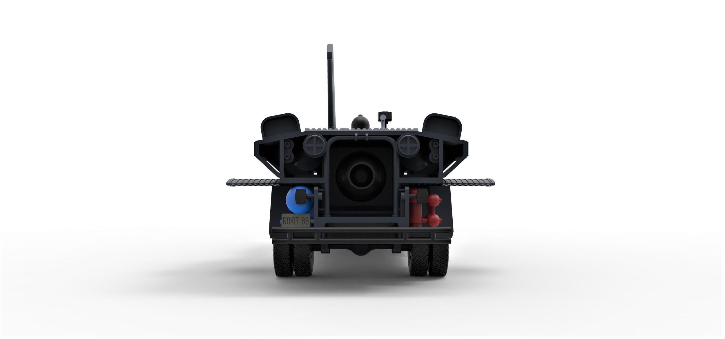 Diecast model Buckaroo Bonzai Jet Truck Scale 1 to 24 3D model 3D ...