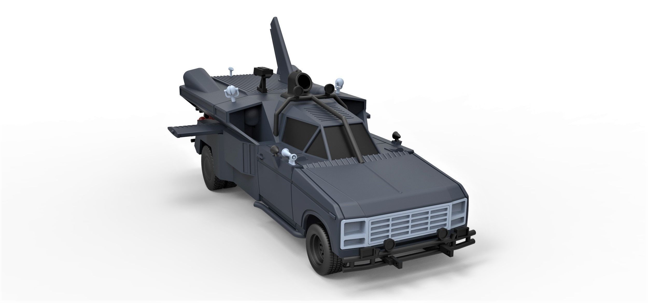 Diecast model Buckaroo Bonzai Jet Truck Scale 1 to 24 3D model 3D ...