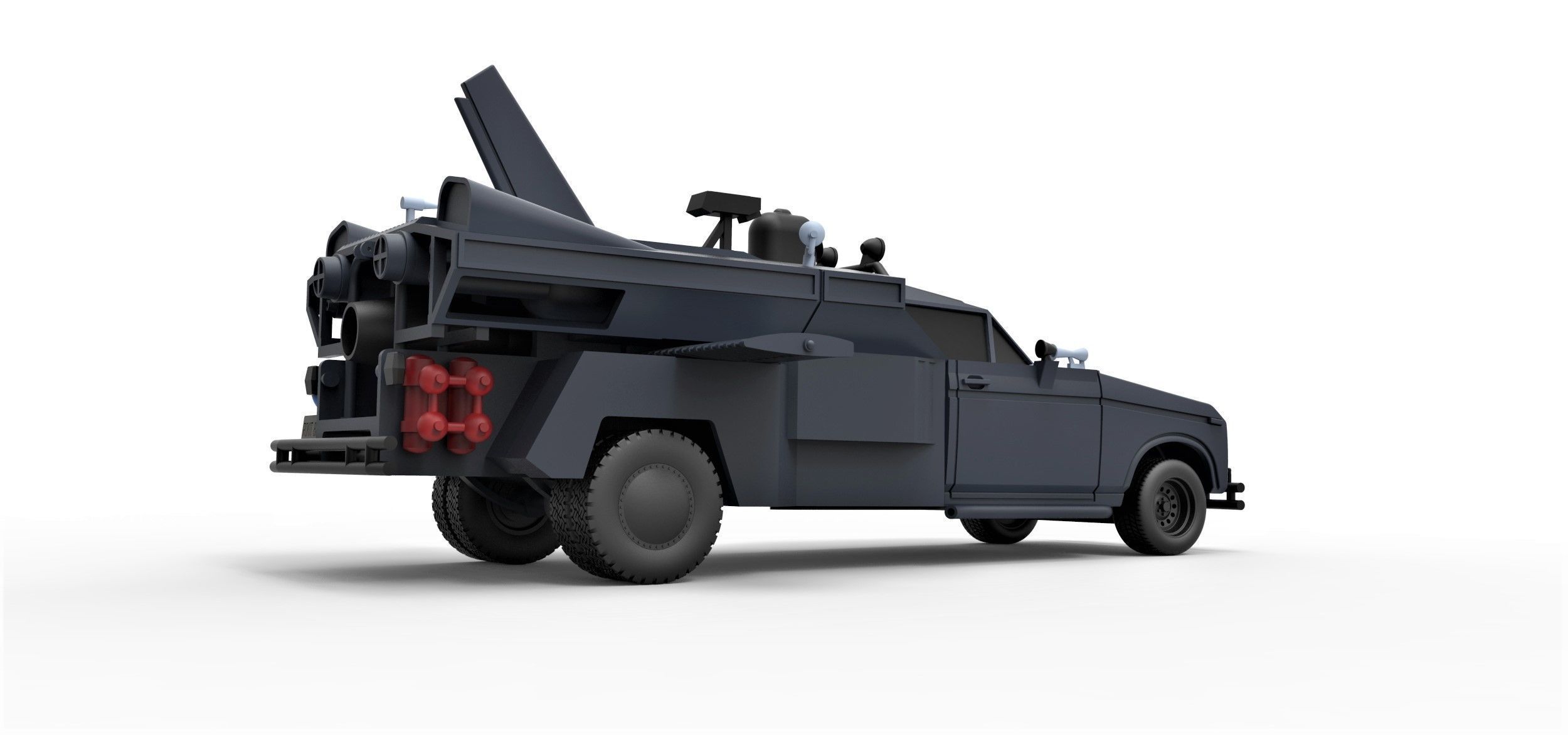 Diecast model Buckaroo Bonzai Jet Truck Scale 1 to 24 3D model 3D ...