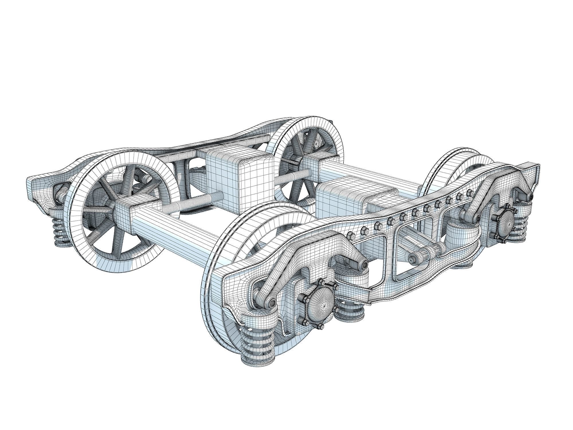 Train Wheels 3D model | CGTrader
