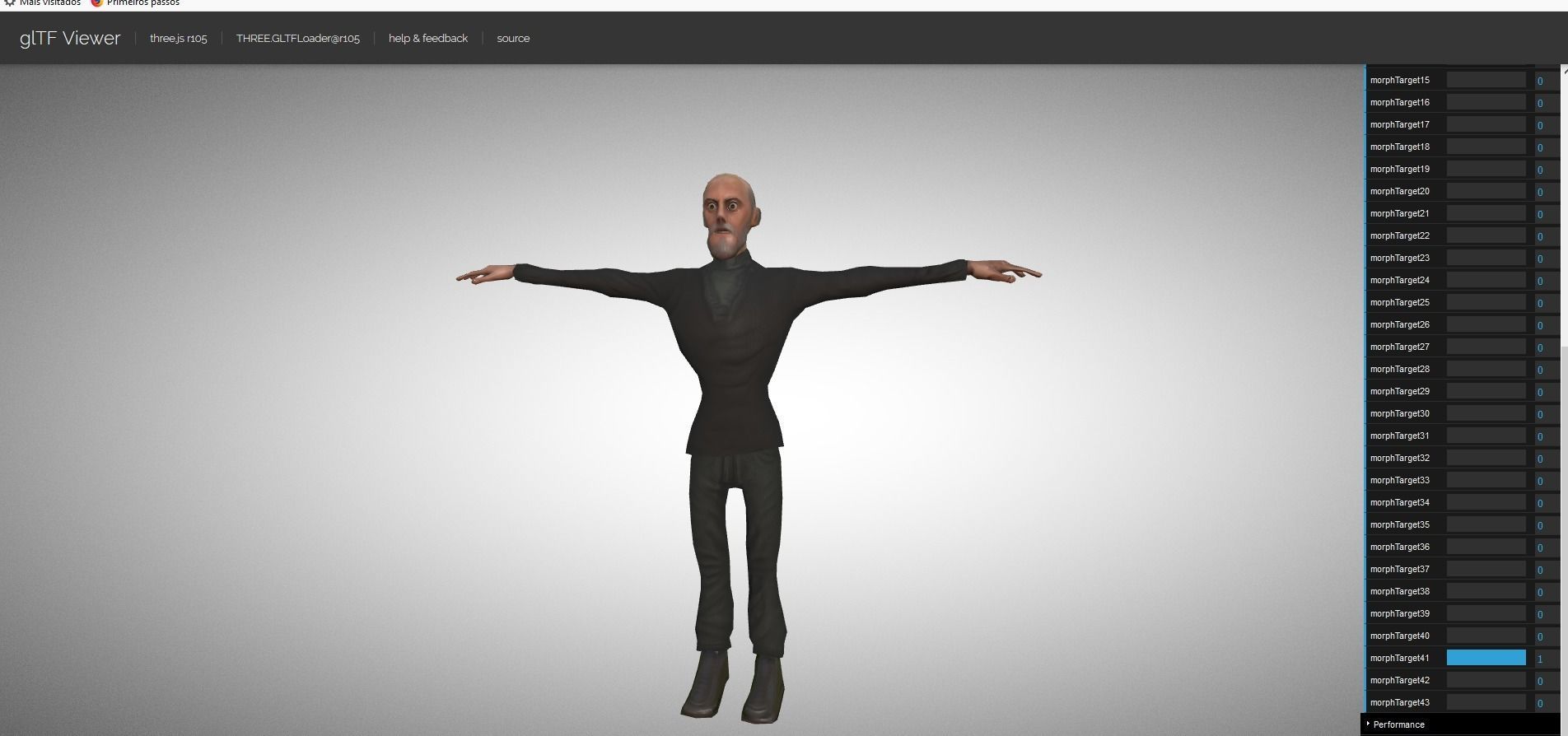 3D model Casual Style - Old Man - Animated Low-Poly Character VR / AR ...