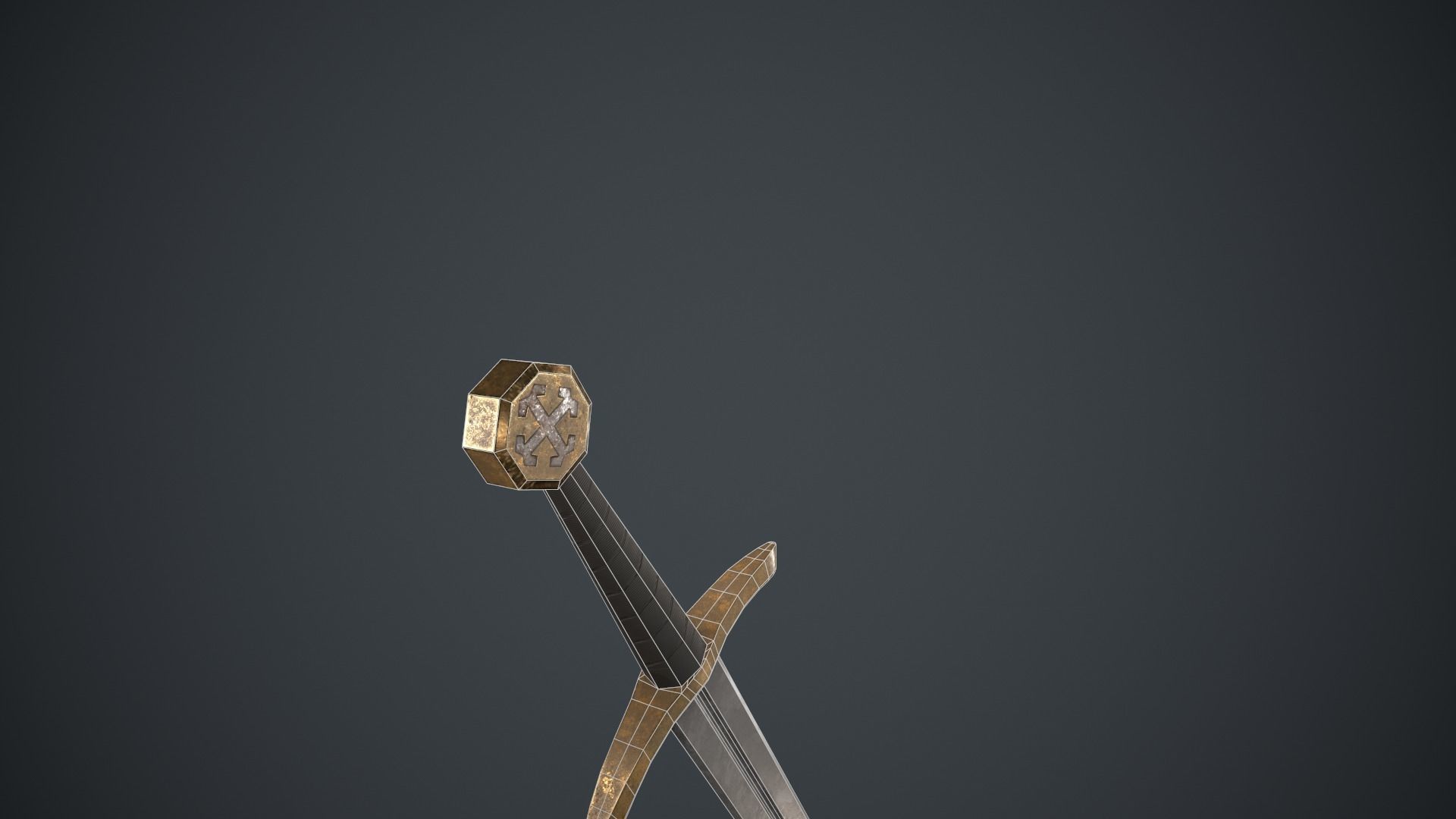3D model Low Poly Medieval Sword VR / AR / low-poly | CGTrader