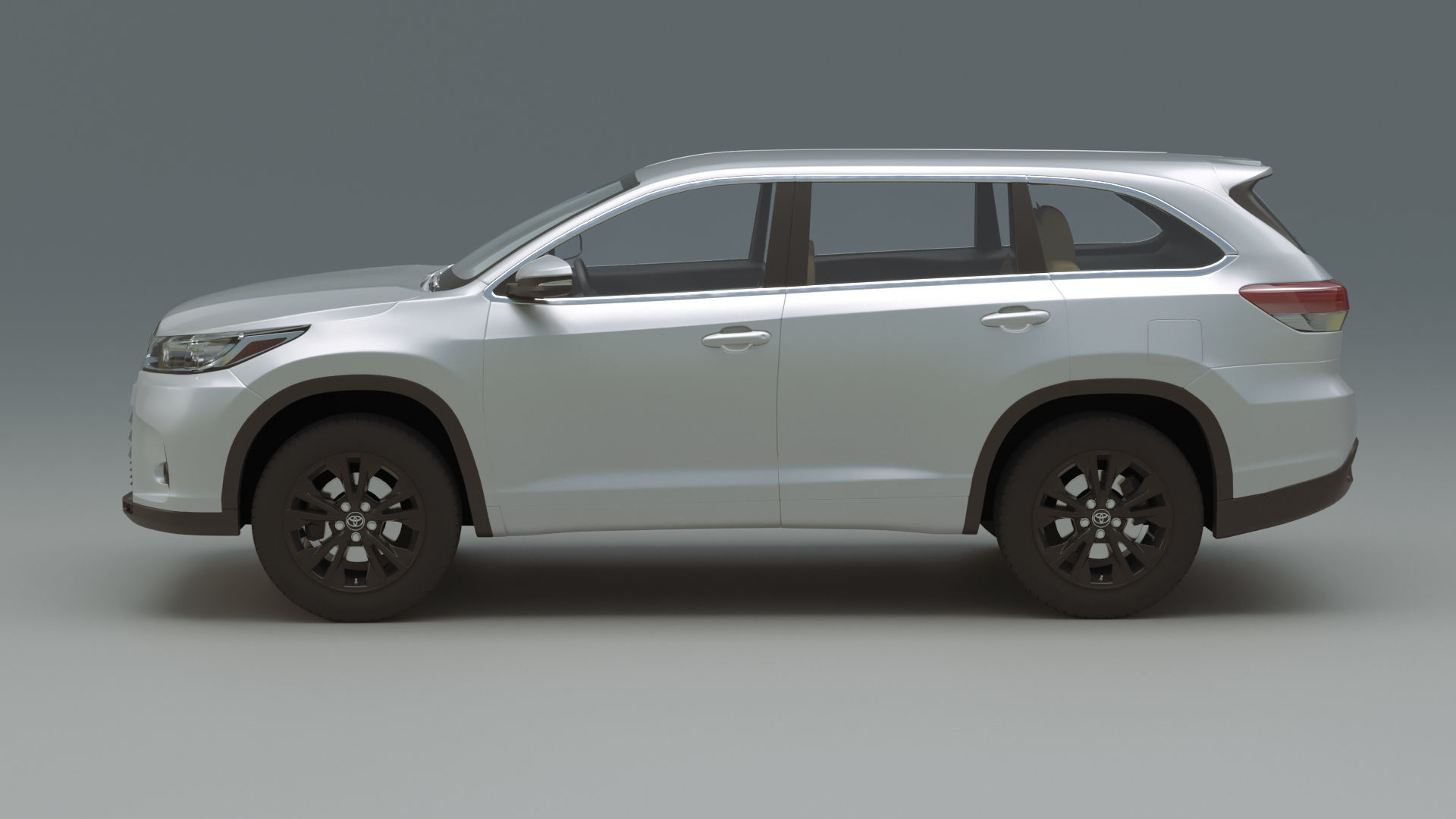 Toyota Highlander LX 2019 3D model | CGTrader
