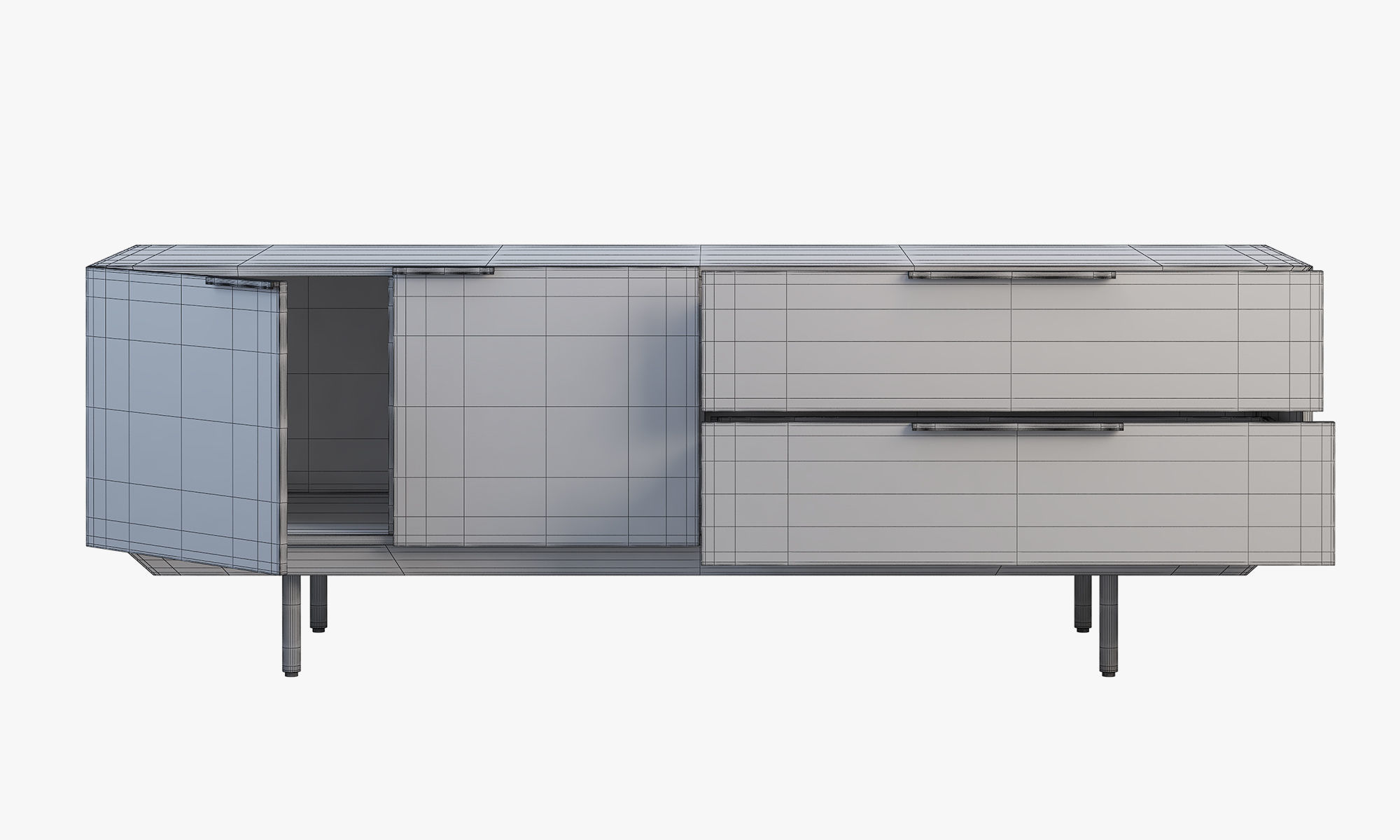 Pastoe Frame Style Sideboards 3D model | CGTrader