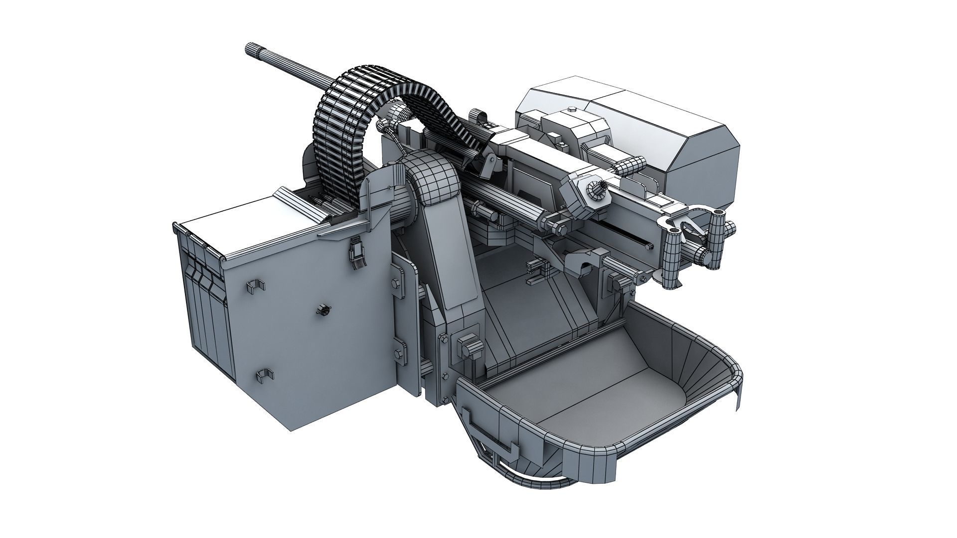 3D model Remote Controlled Weapon Station RCWS VR / AR / low-poly ...