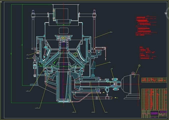 PYB-1200 CONE CRUSHER 3D model | CGTrader