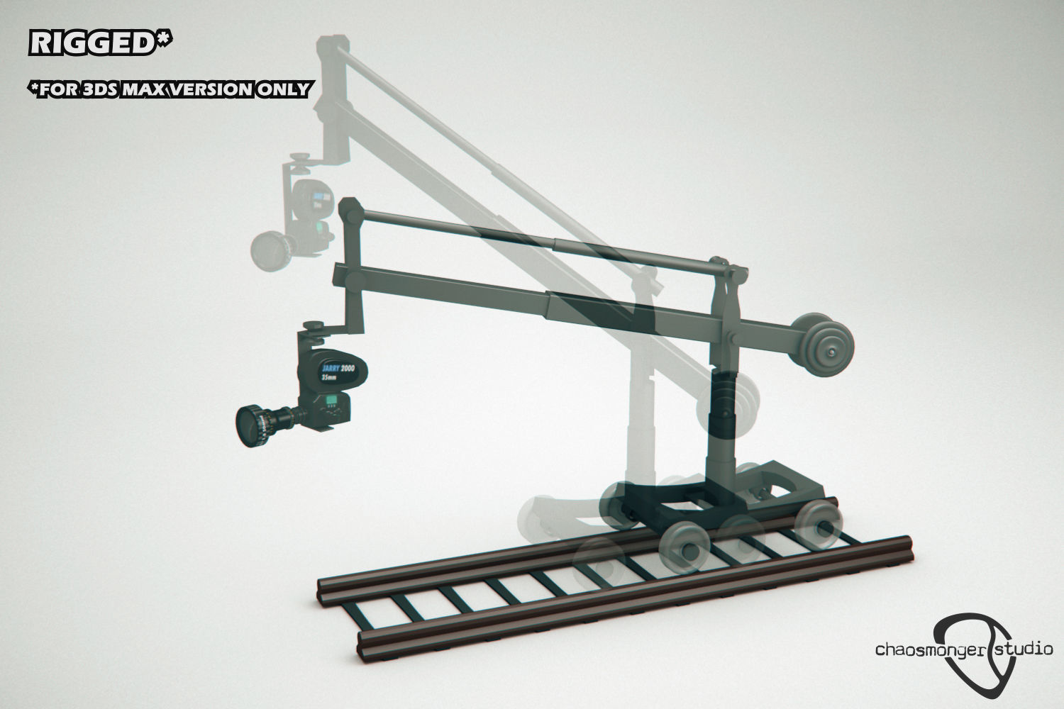 3D model Cartoon Movie Set Film Studio Pack VR / AR / low-poly rigged ...