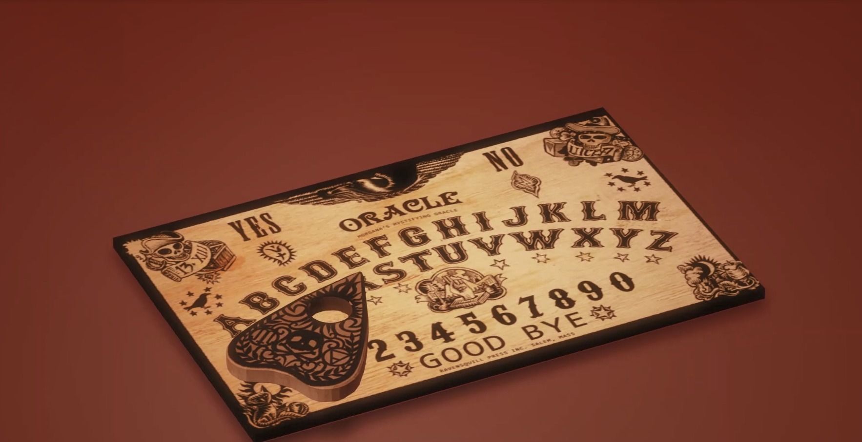 3D model ouija board with pointer VR / AR / low-poly | CGTrader