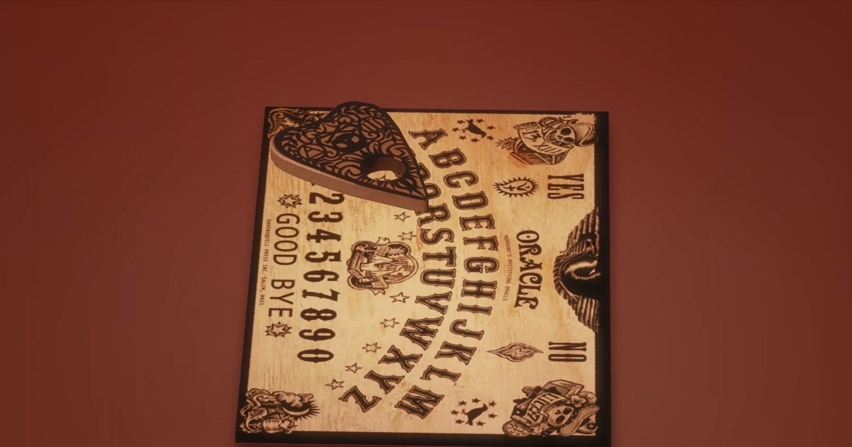 3D model ouija board with pointer VR / AR / low-poly | CGTrader