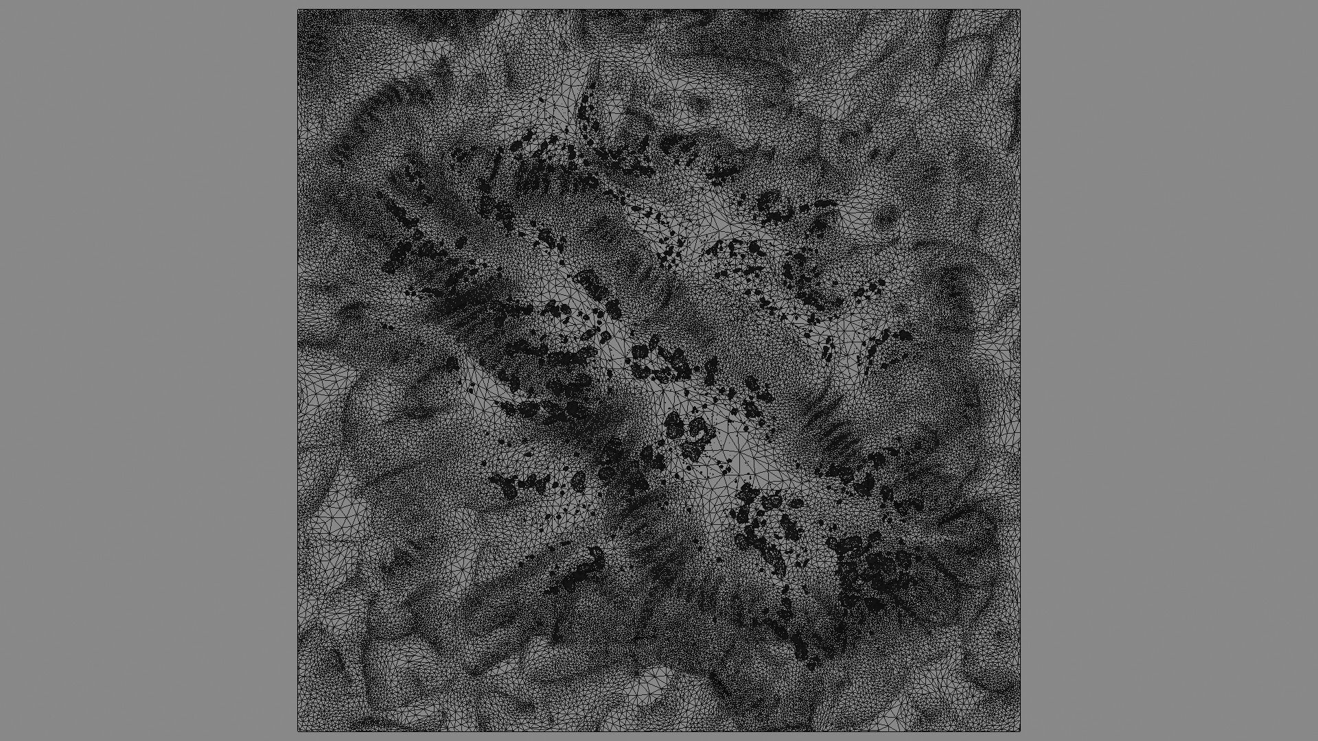 High-poly terrain in low-poly style free 3D model | CGTrader