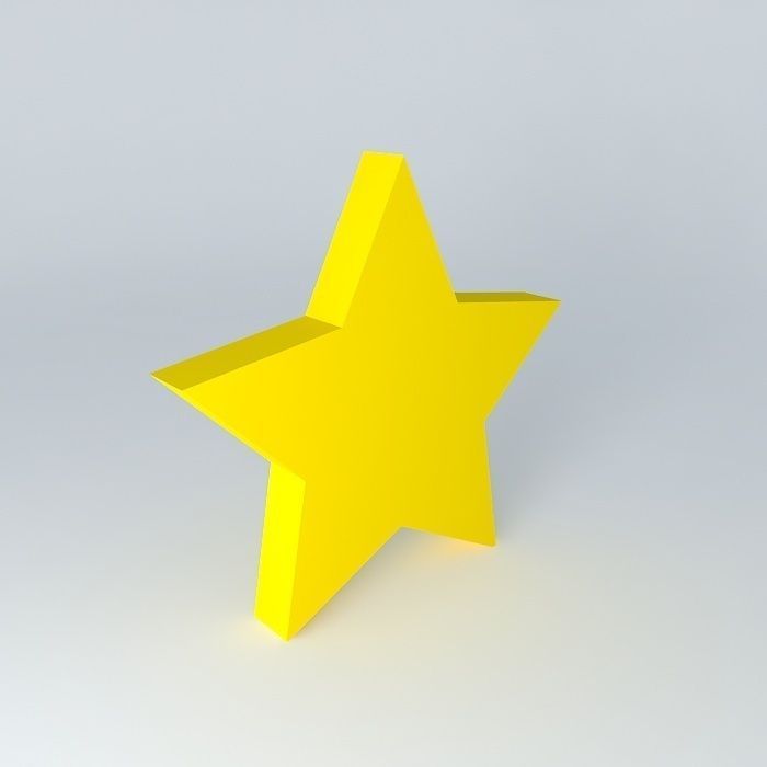 Star free 3D model | CGTrader