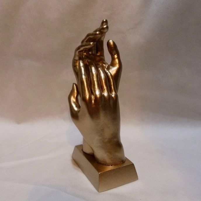 Hands hand sculpture 3D model 3D printable | CGTrader