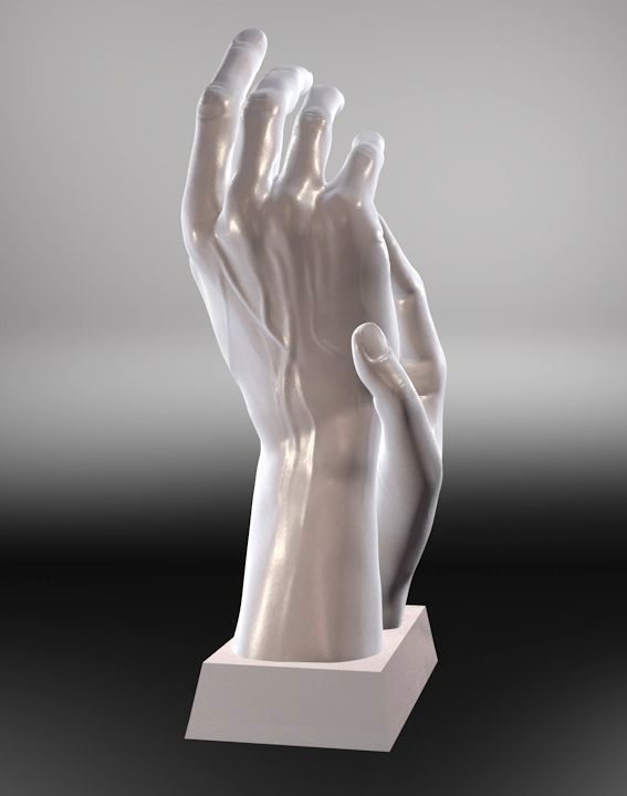 Hands 3D model 3D printable | CGTrader