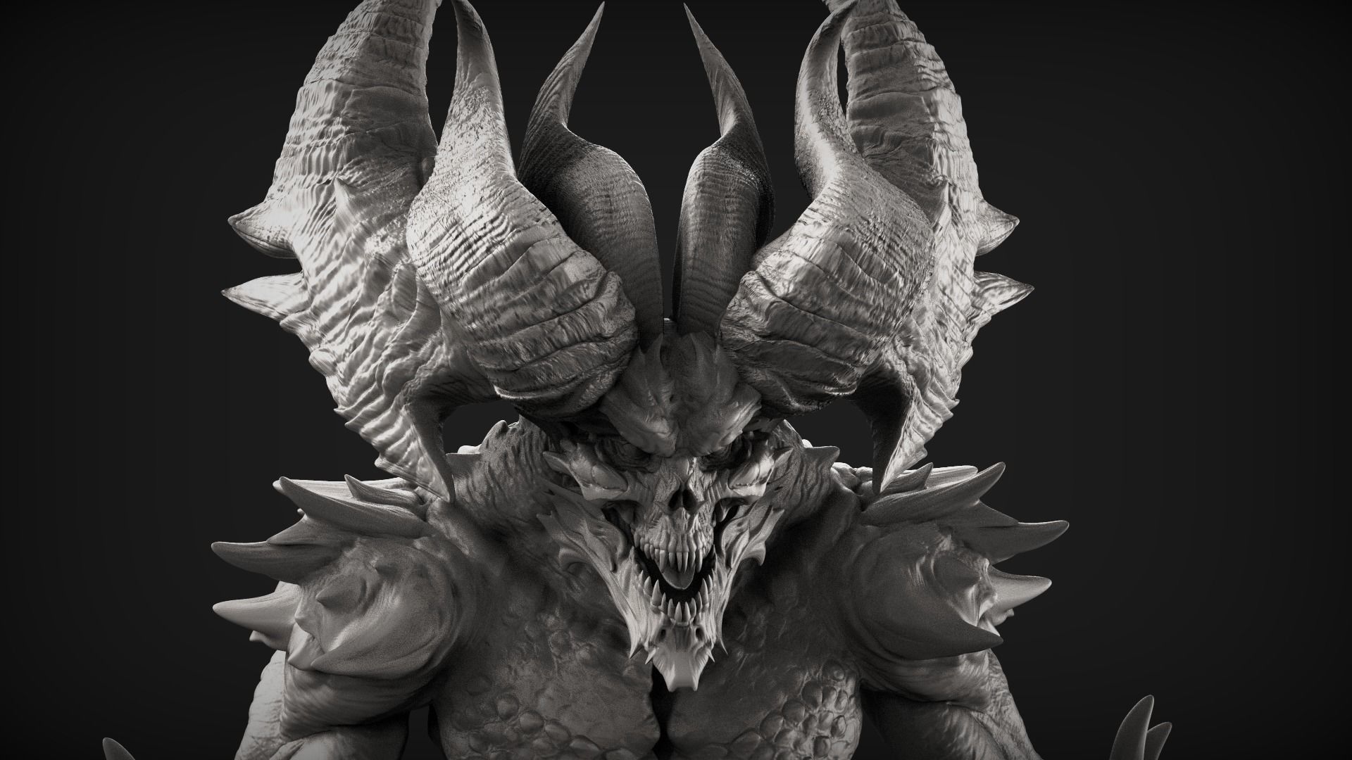 Demon 1 High Poly Sculpt 3D model | CGTrader