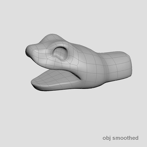 Snake head 2 - Best for jewelry free 3D model 3D printable | CGTrader