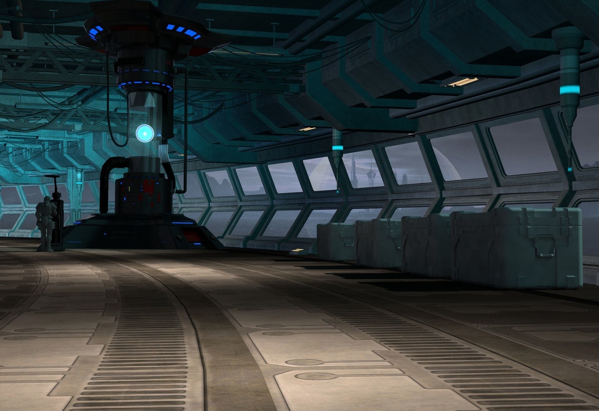 Sci Fi Power Generator 3D model | CGTrader