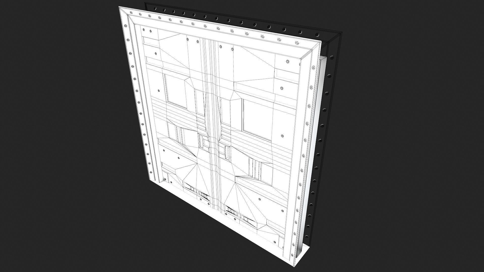 3D model Security Doors VR / AR / low-poly | CGTrader