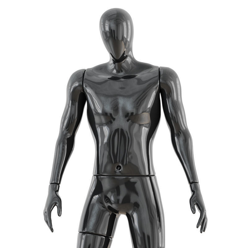 Faceless male mannequin 40 3D model | CGTrader