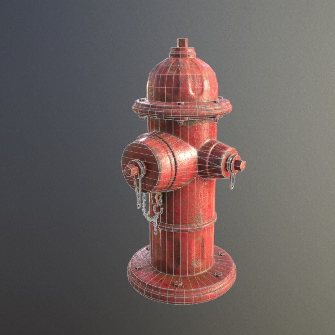 3D model Fire Hydrant VR / AR / low-poly | CGTrader