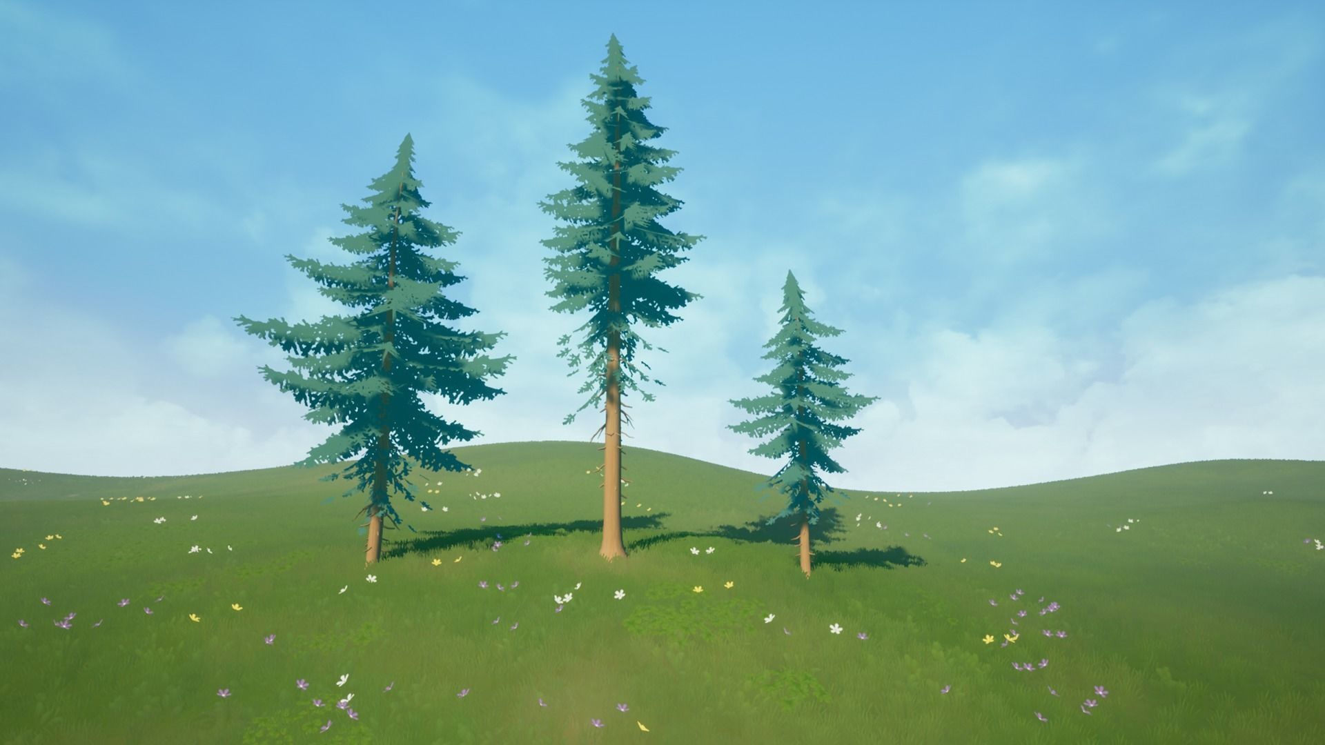 3D model Stylized Environment Series - Forest Package VR / AR / low ...