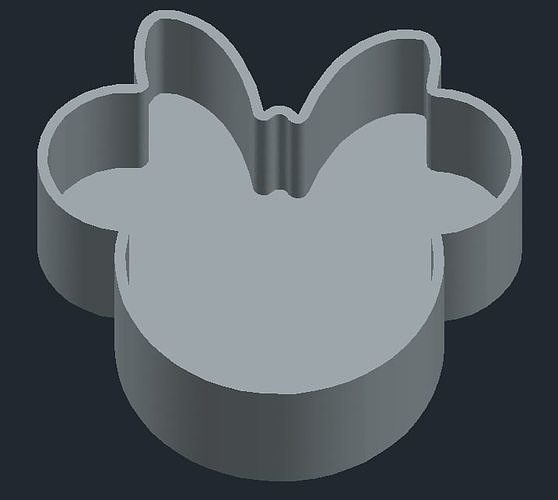 Minnie mouse form 3D model 3D printable | CGTrader
