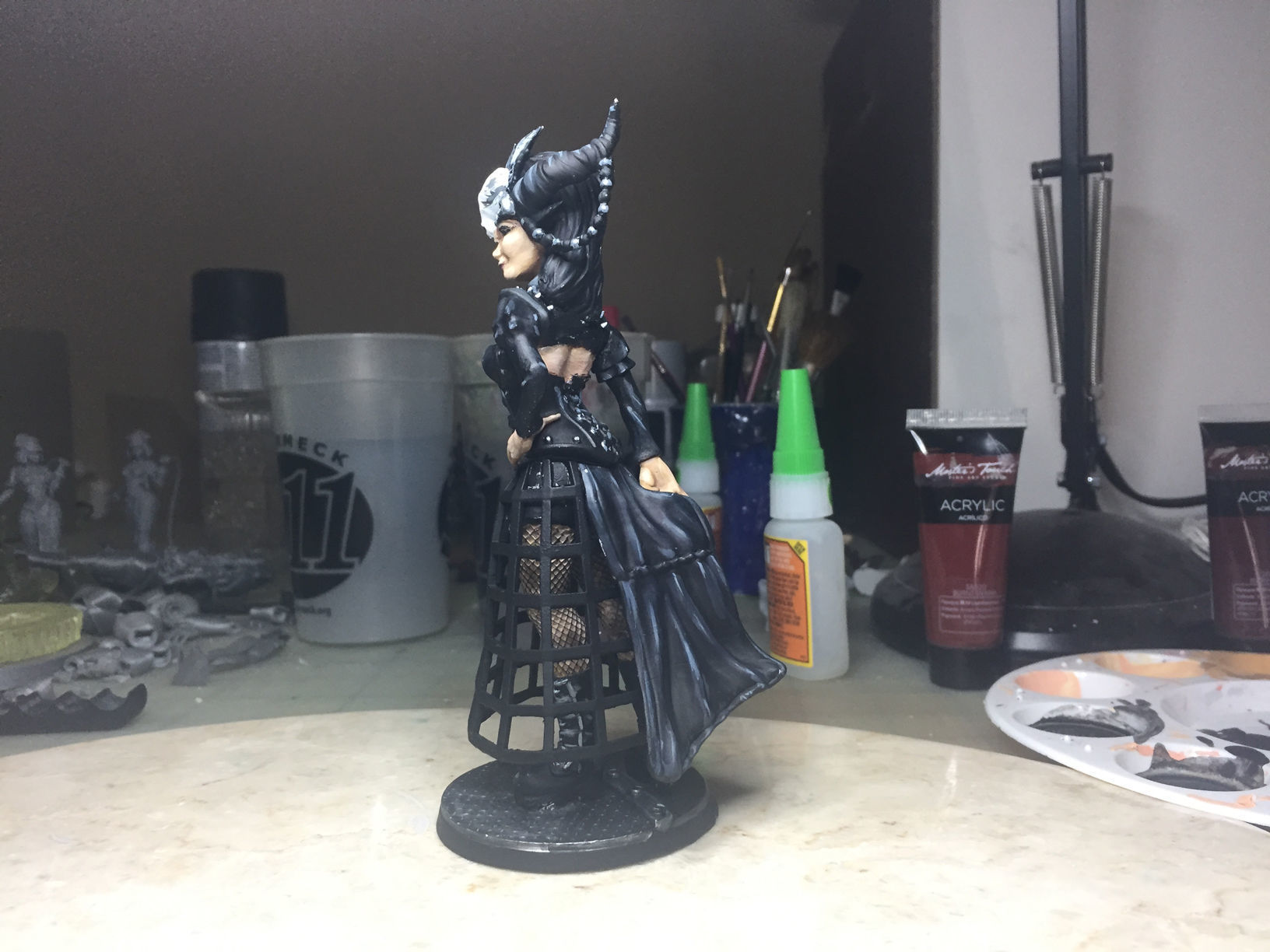 Gothic Girl Pinup 3D print model - FREE free 3D model 3D printable ...