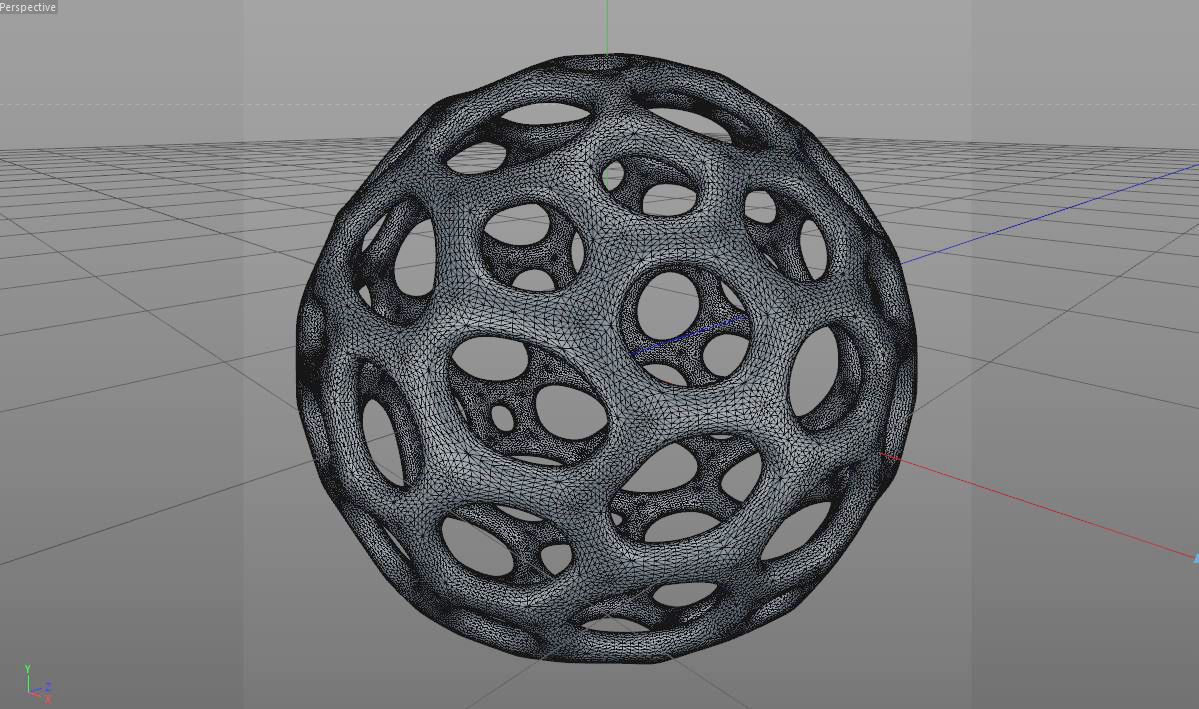 Sphere Ball Voronoi Free 3d Print Model by KTkaRAJ 3D model 3D ...