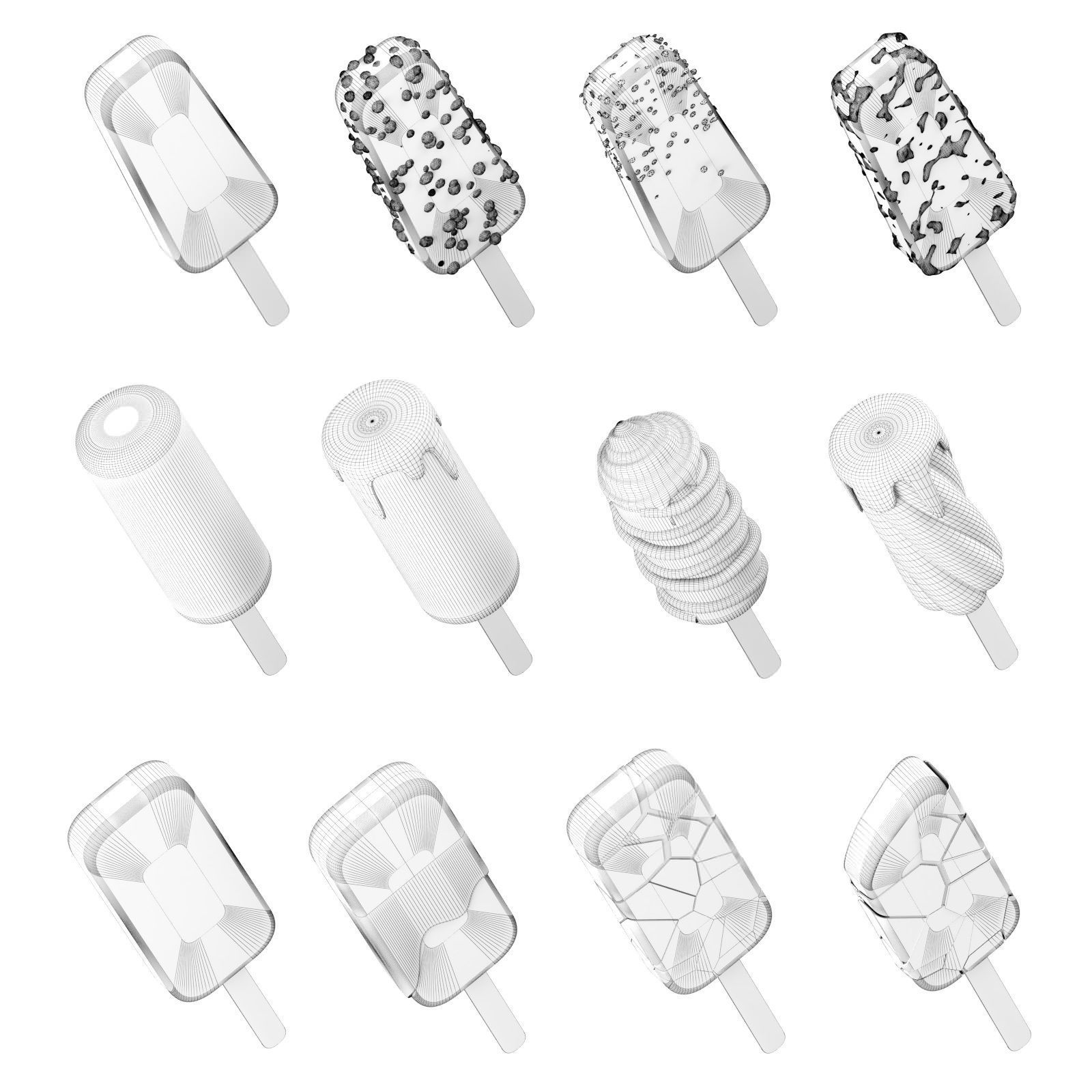 Ice cream 3D model | CGTrader