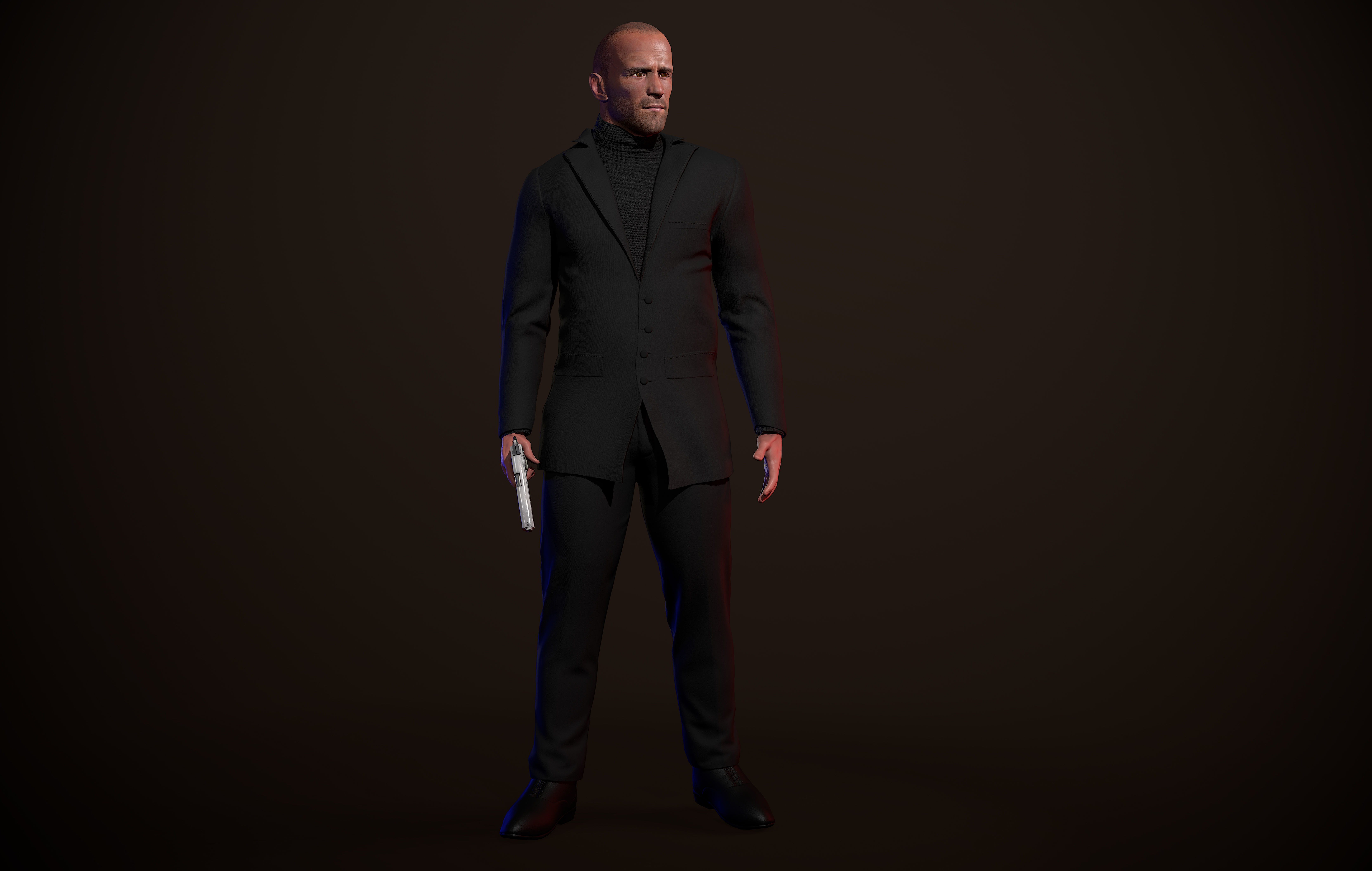3D model Jason Statham - Realtime for Game VR / AR / low-poly | CGTrader