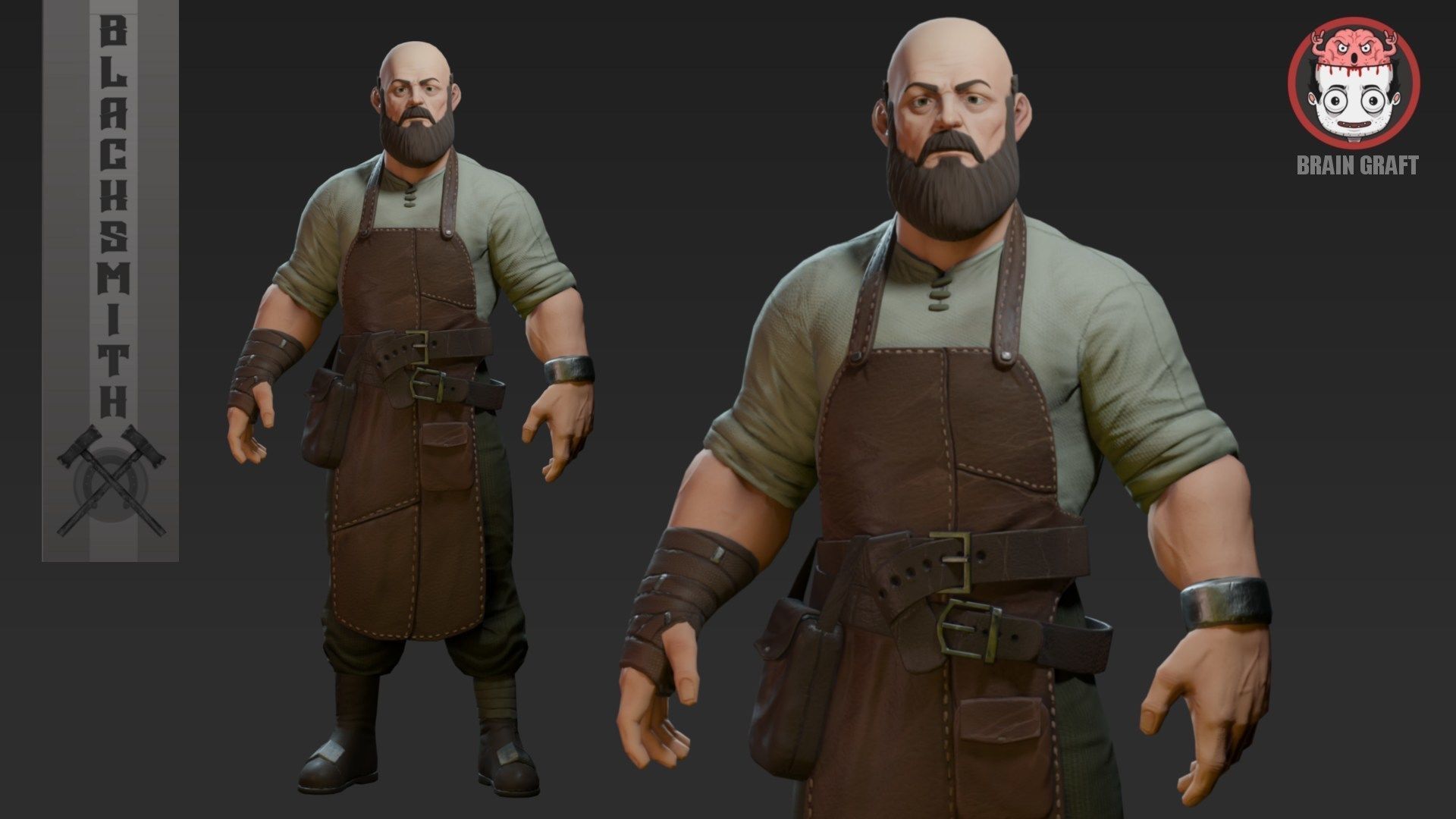 3D model Blacksmith VR / AR / low-poly | CGTrader