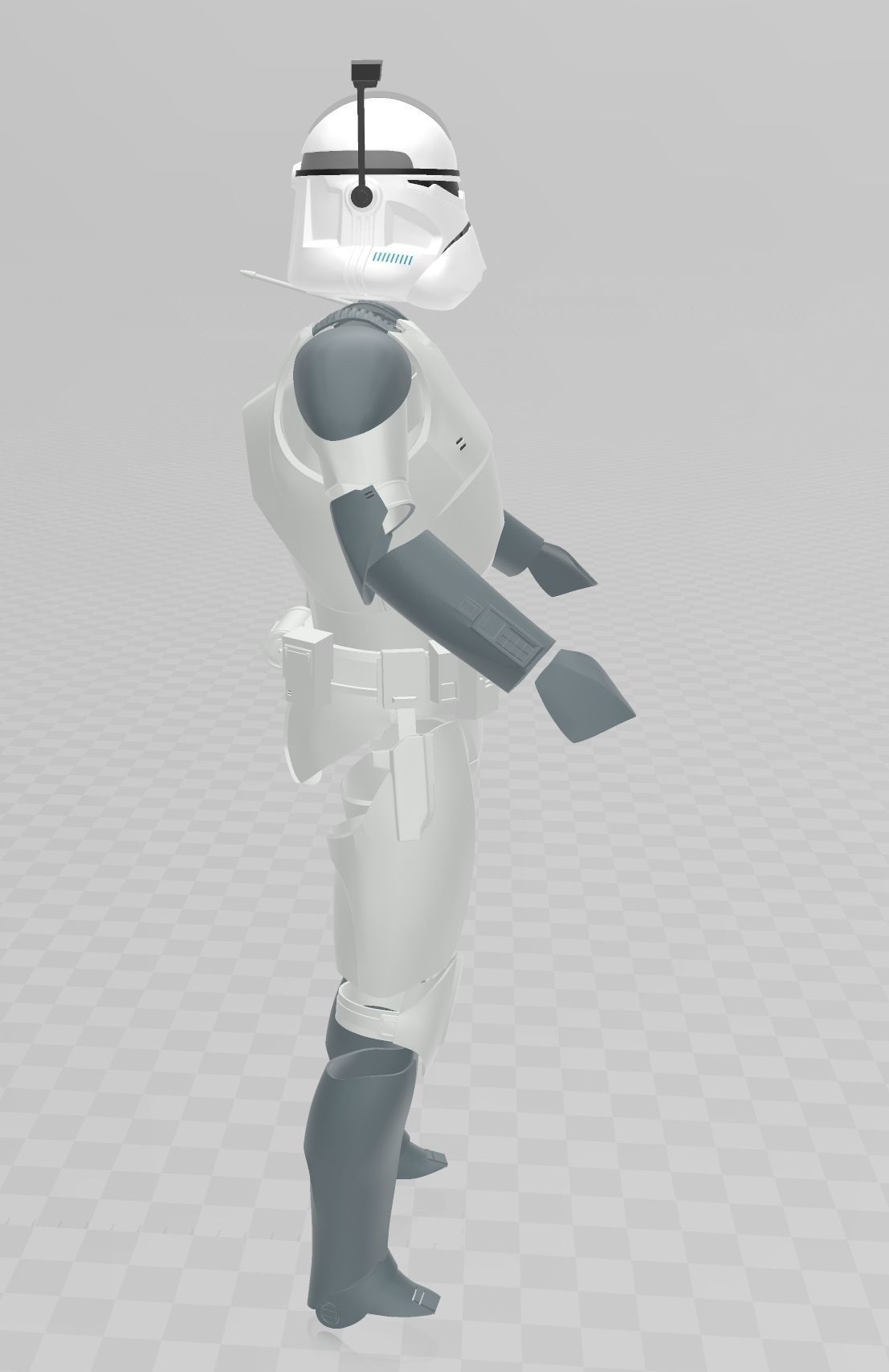 Star Wars Clone Commander Wolffe Full Armor 3D model 3D printable ...