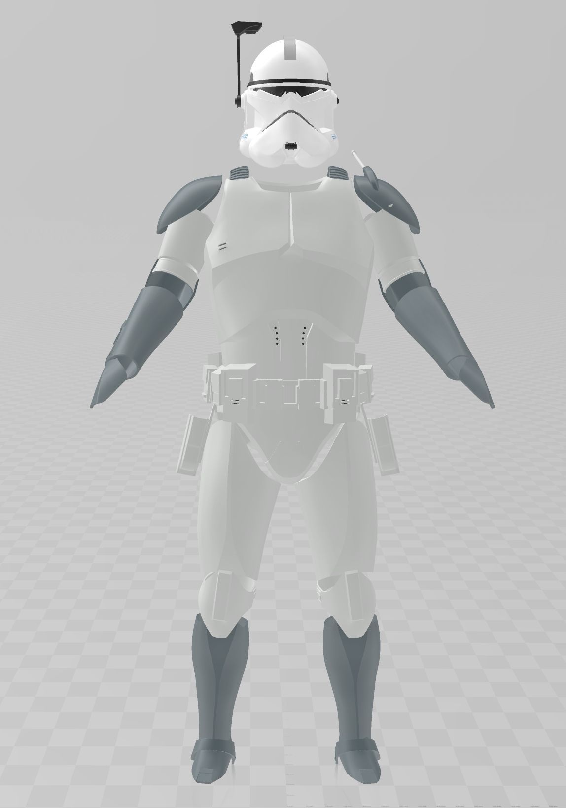 Star Wars Clone Commander Wolffe Full Armor 3D model 3D printable ...