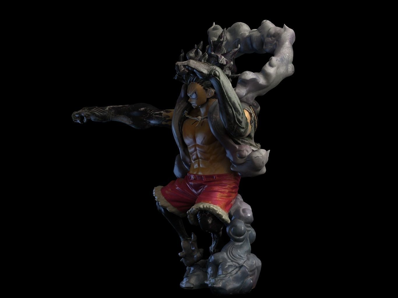 Luffy Gear4 SnakeMan 3D model | CGTrader