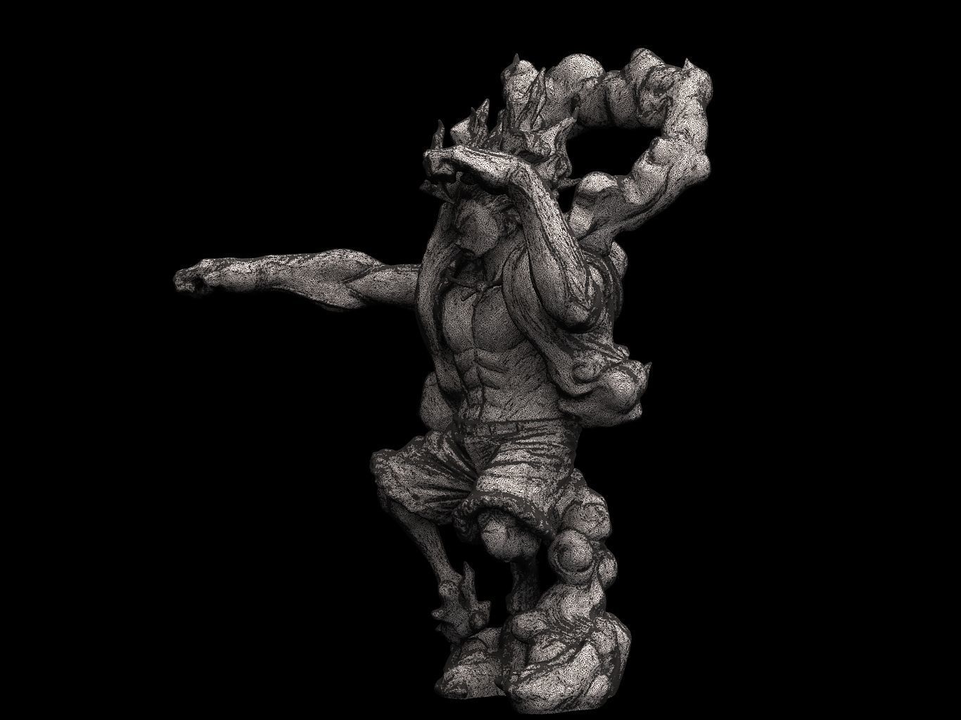 Luffy Gear4 SnakeMan 3D model | CGTrader