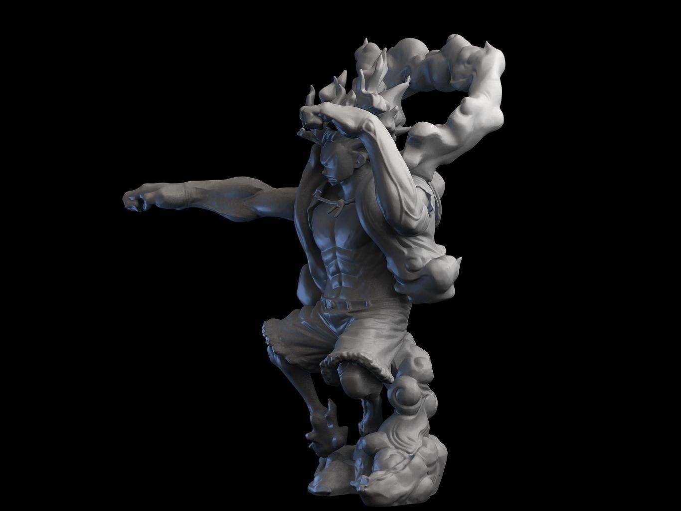 Luffy Gear4 SnakeMan 3D model | CGTrader