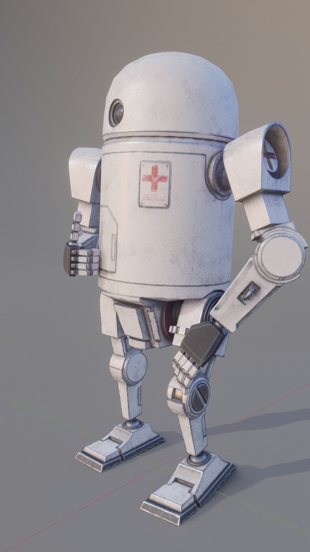 3D model Robot medic VR / AR / low-poly | CGTrader