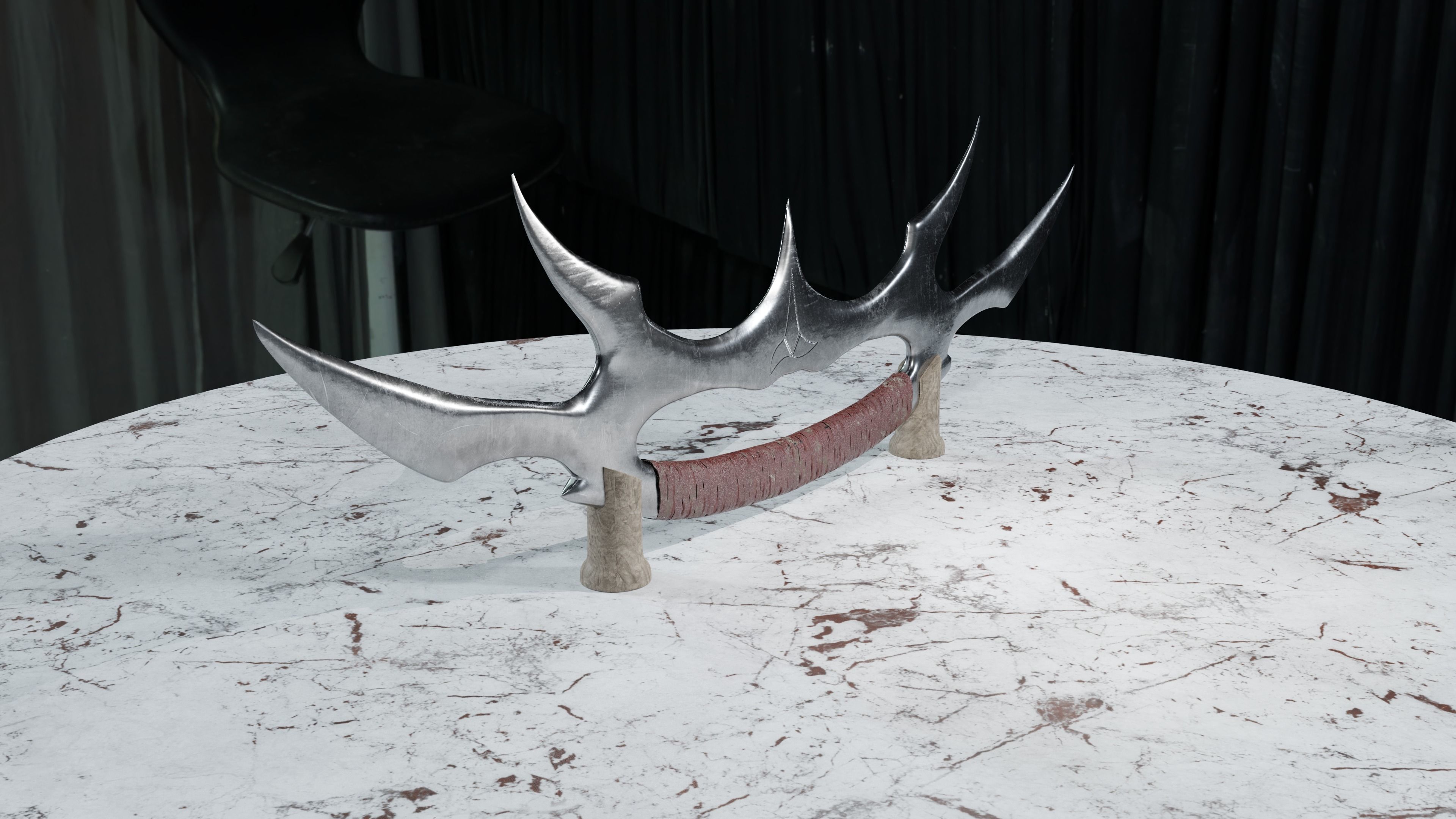 Klingon Bat leth - The Sword of Kahless 3D model | CGTrader