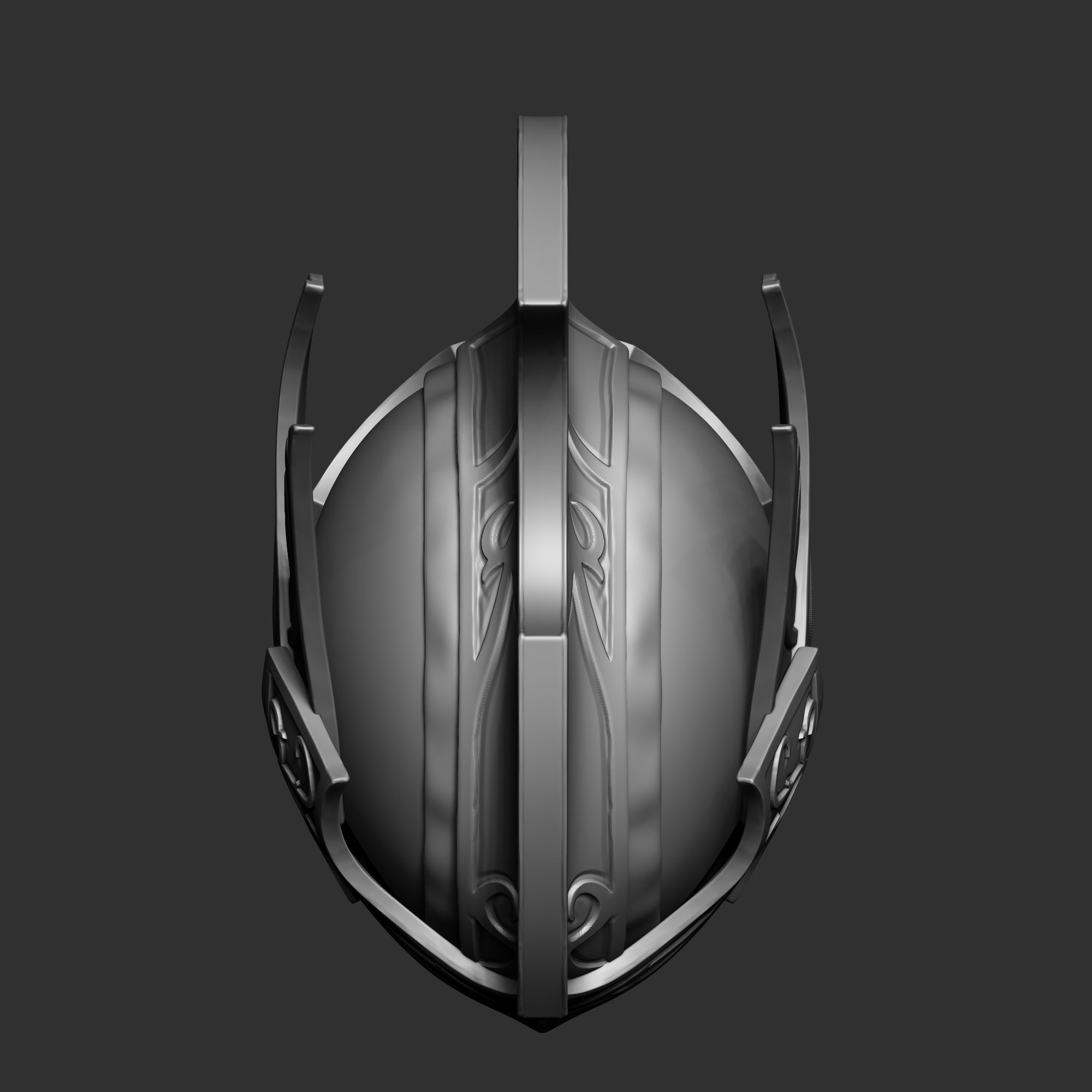 Zbrush Elf fantasy helmet 3D model | CGTrader