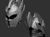 Zbrush Elf fantasy helmet 3D model | CGTrader
