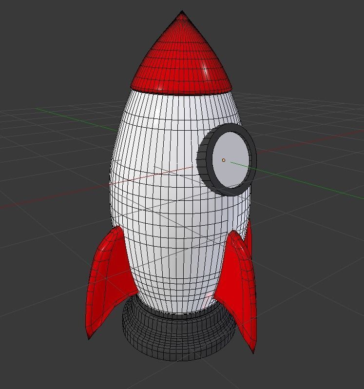 3D model Rocket Ship VR / AR / low-poly | CGTrader