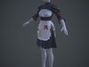 Marvelous Designer Clothes - 11 Nier Automata Outfit 3D model | CGTrader