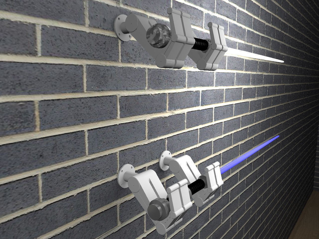 file for 3D printer Wall mount Lightsaber Display Active 3D model 3D ...