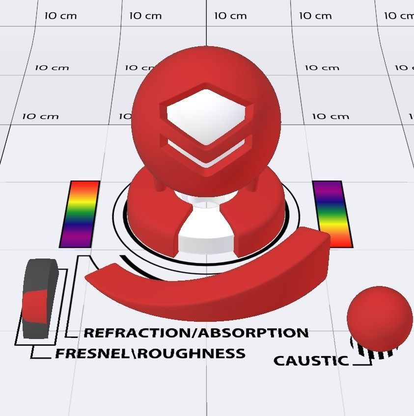 Texture Red Plastic Shader VR / AR / low-poly | CGTrader