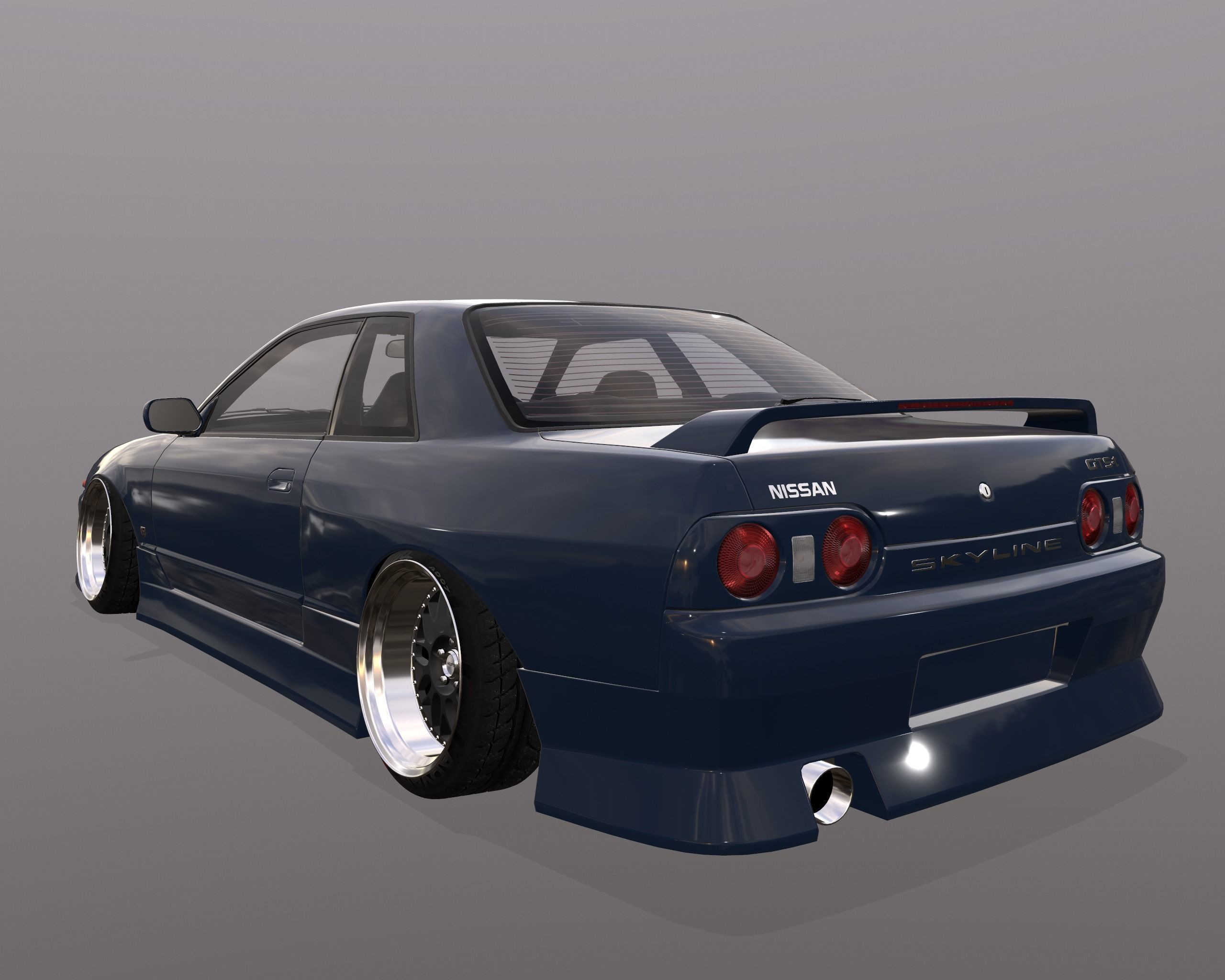 3D model Nissan Skyline R32 GTS-t VR / AR / low-poly | CGTrader
