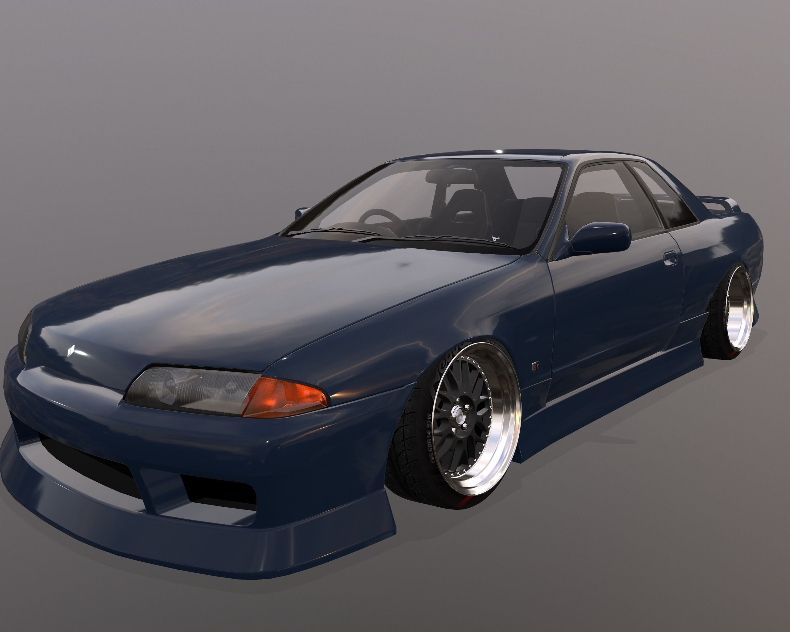 3D model Nissan Skyline R32 GTS-t VR / AR / low-poly | CGTrader